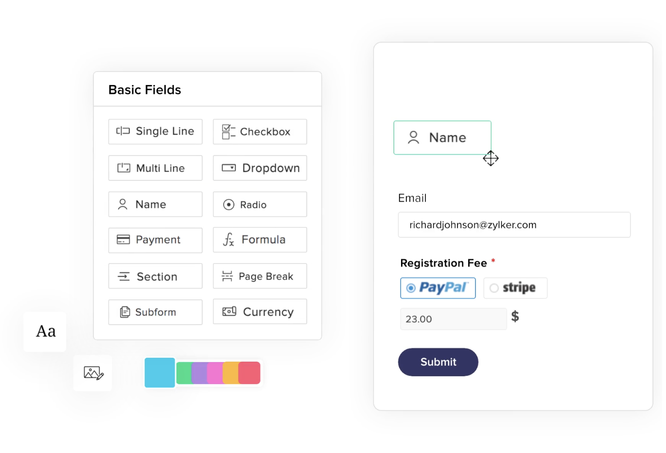 Zoho Forms: Integra formularios en tu web para recopilar datos de clientes